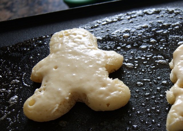 web ‘gingerbread man’ pancake – The Messy Truth of Mommyhood